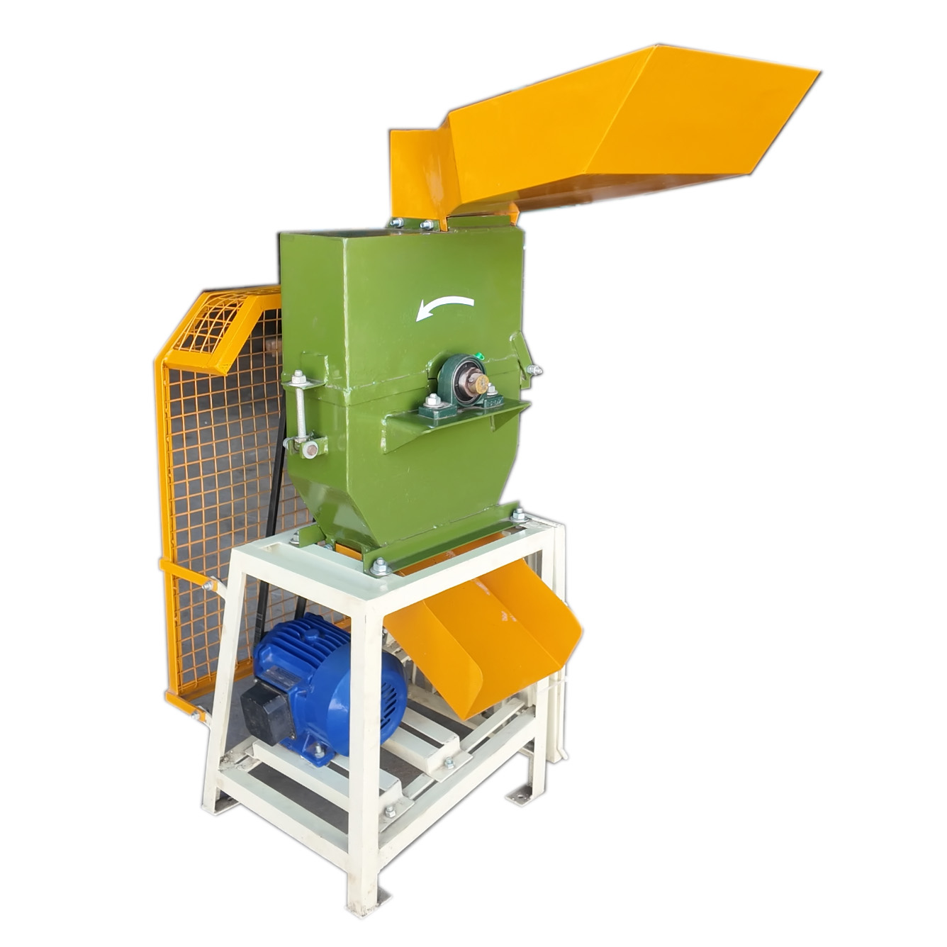 Oil Cake Powdering Machine – 3 HP | 50 Kg/hr | Hammer Mill | Animal ...